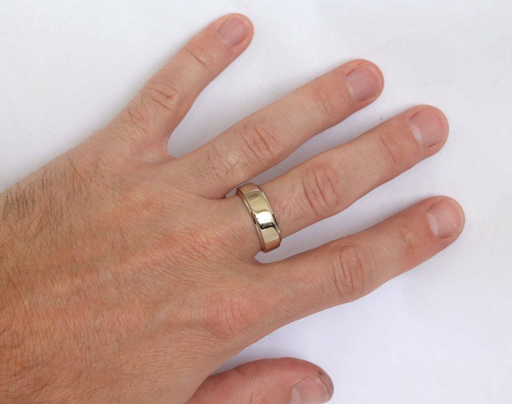 Mens wedding band, Wide mens wedding ring | Benati