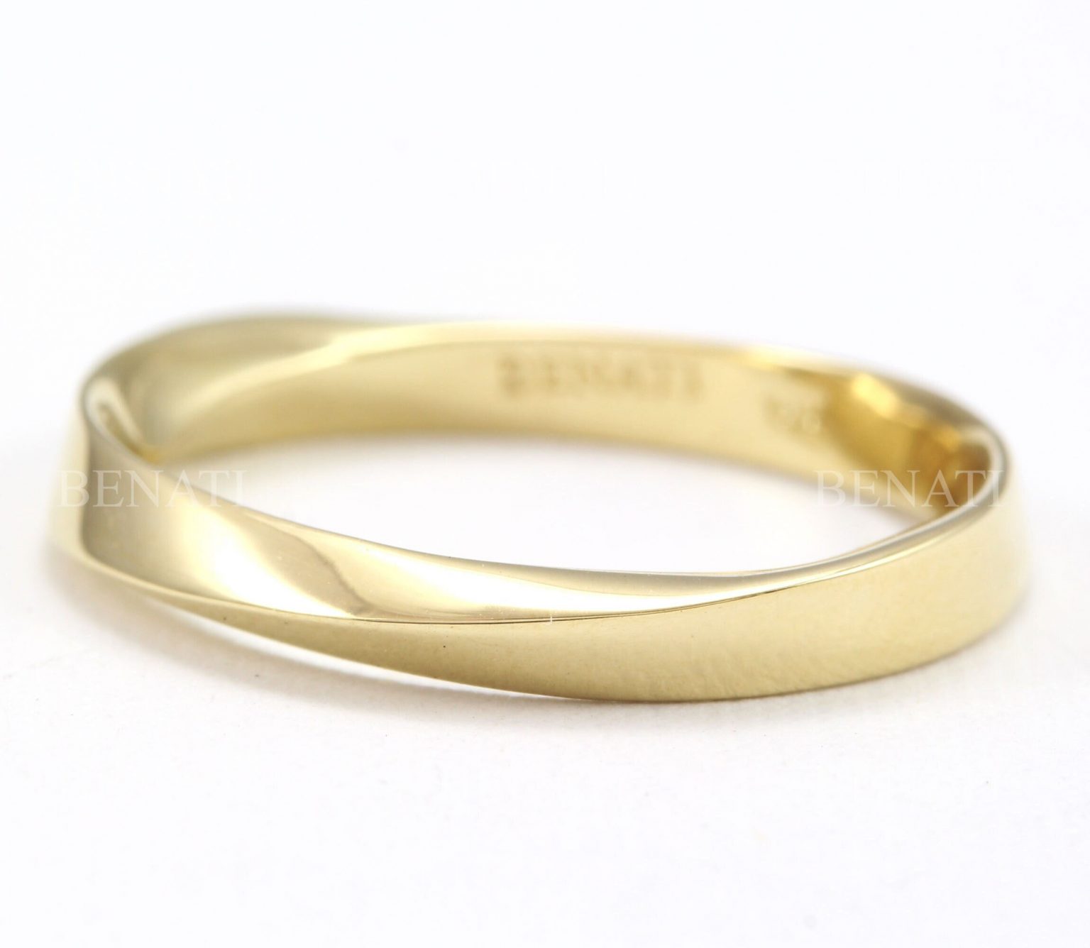 3mm Mobius Wedding Ring, Infinity Wedding Ring | Benati