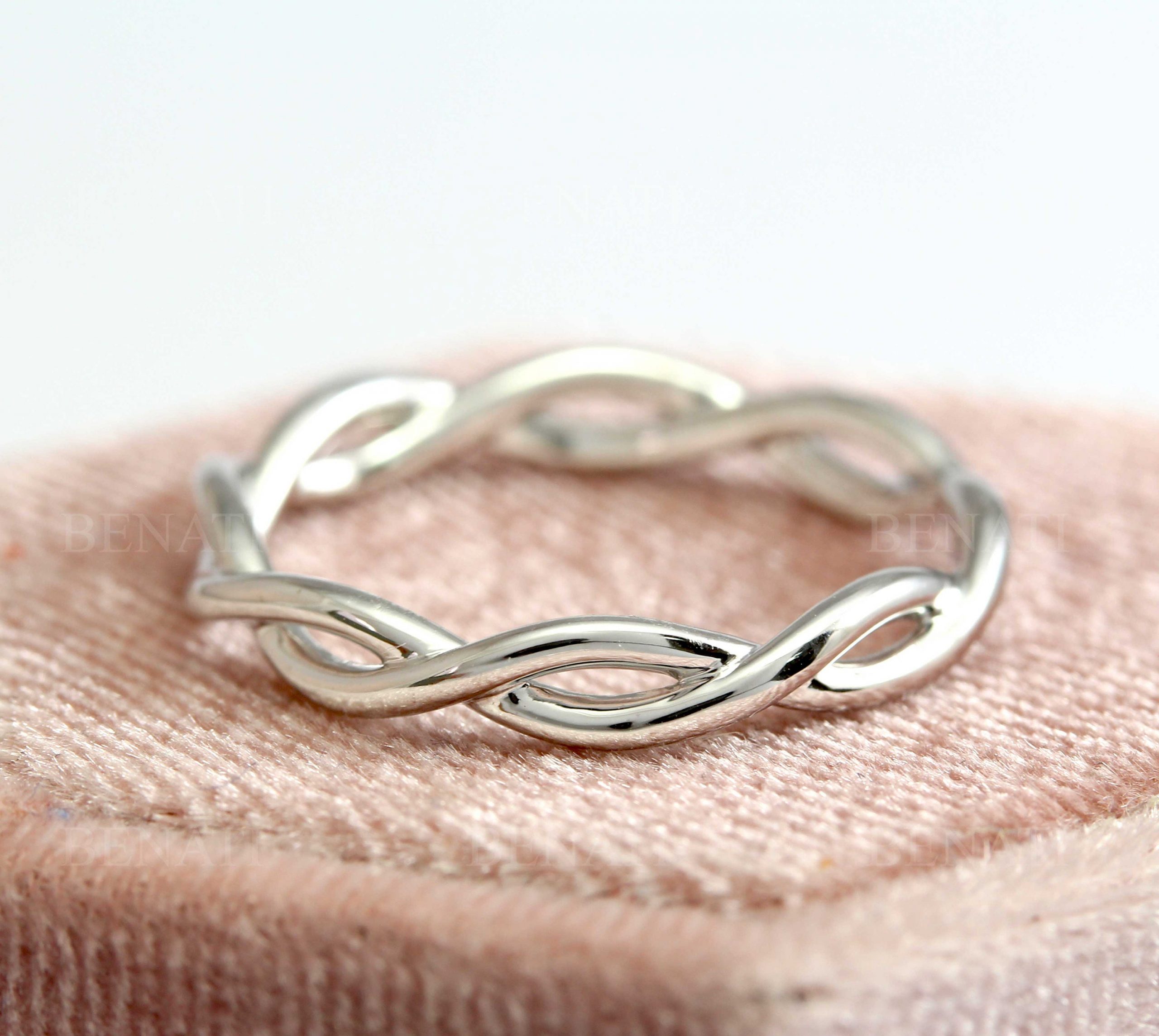 Infinity Wedding Ring, Wedding Infinity Ring | Benati
