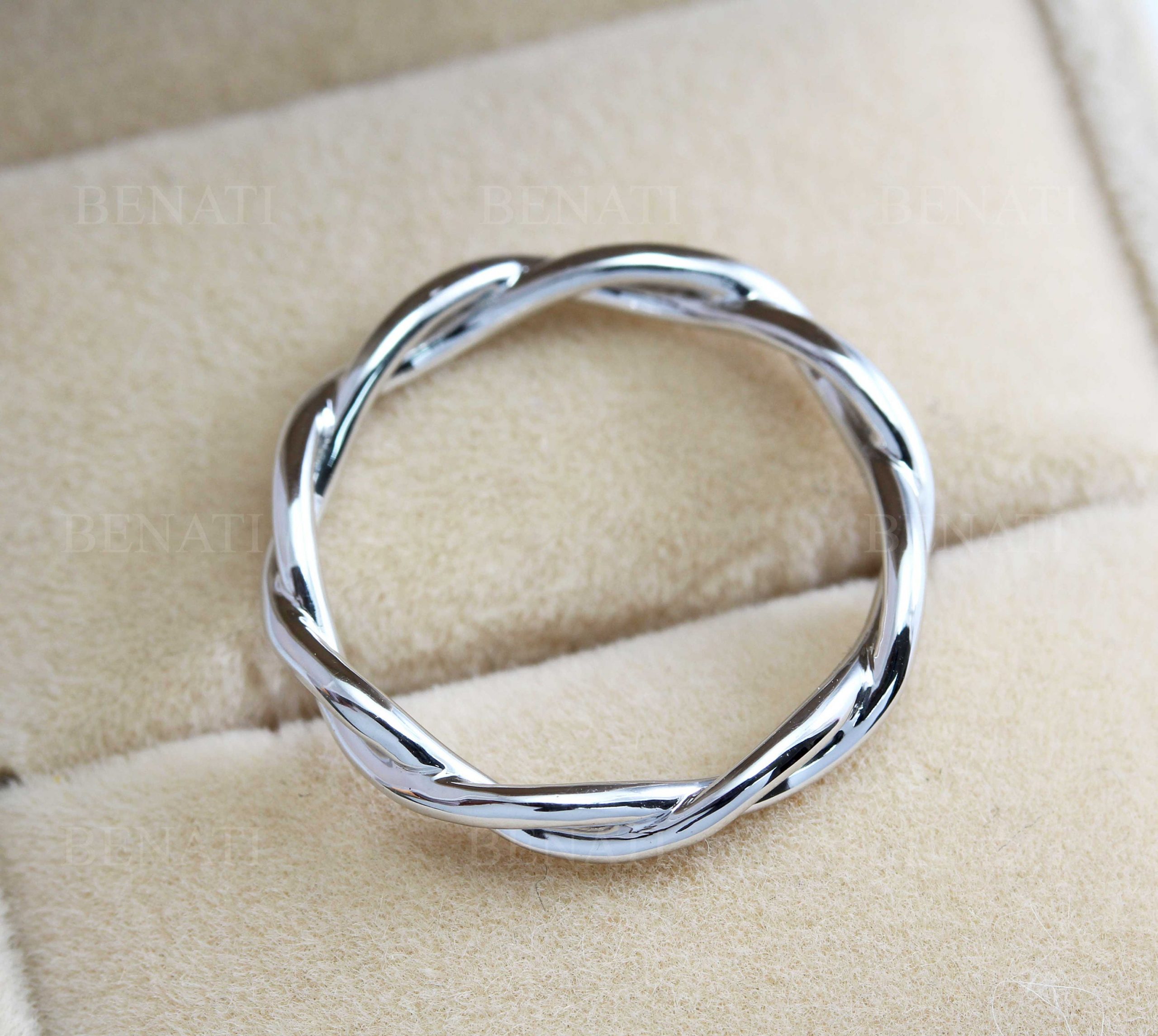 Infinity Wedding Ring, Wedding Infinity Ring | Benati